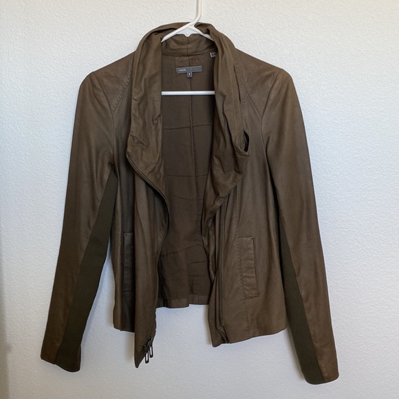 Vince | Jackets & Coats | Vince Leather Jacket | Poshmark